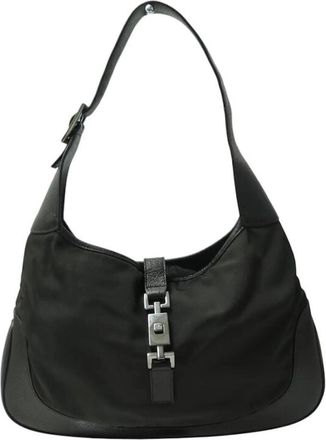 Gucci Crossbody Bags - GUCCI JACKIE 001.3306 BRAUNER CANVAS- UND LEDER- H - Gr. unisize - in Braun - f&uuml;r Damen