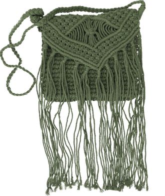 Guru Shop Makramee Umh&auml;ngetasche, Boho Schultertasche - Modell 6, Unisex - Erwachsene, Baumwolle, 20x24x10 cm