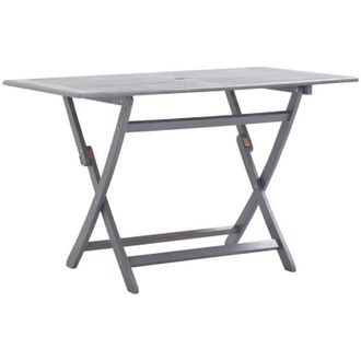 vidaXL Klappbarer Gartentisch 120 x 70 x 75 cm Massivholz Akazie Vidaxl