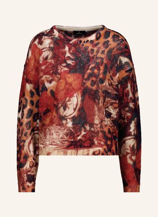 Monari Monari Pullover Mit Pailletten rot