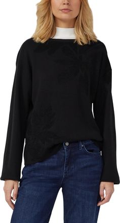 s.Oliver Pullover mit dekorativem Strickmuster