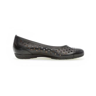 Gabor Femme, Chaussures, Noir, Taille: 42 1/2 EU Ballerines Confortables pour Femmes