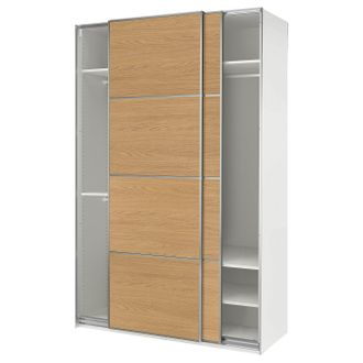 IKEA PAX / MEHAMN Kleiderschrank mit Schiebet&uuml;ren