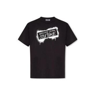 Versace Jeans Couture T-Shirt - - Tops - Herren - Schwarzk - XS