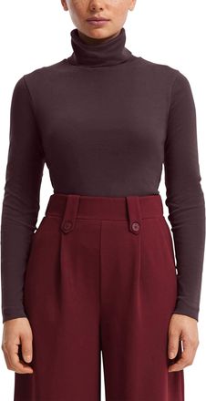 QS by s.Oliver Langarmshirt mit Rollkragen