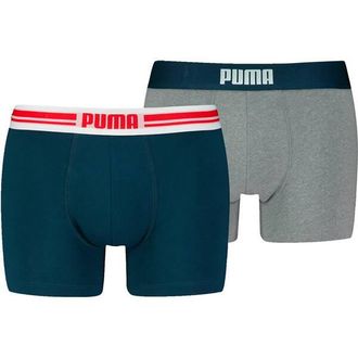 Puma Herren Unterhose EVERYDAY PLACED LOGO BOXER 2P