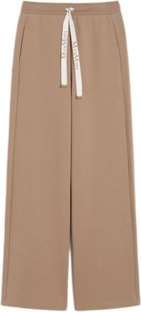 Max Mara Femme, Pantalons, Brun, Taille: 36 FR Pantalon Large en Jersey