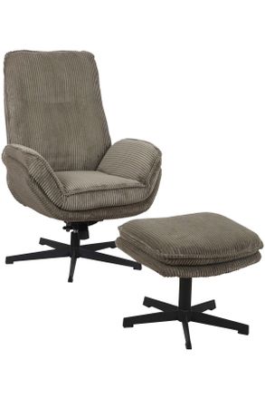 CARRYHOME Relaxsesselset, Olivgr&uuml;n, Metall, Textil, 75x103x85 cm, Liegefunktion, Relaxfunktion, Wohnzimmer, Sessel, Relaxsessel