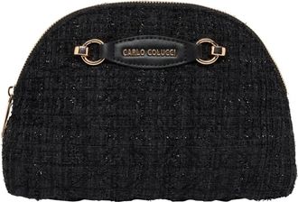 Carlo Colucci Femme, Sacs, Noir, Taille: ONE Size Petite Trousse de Toilette