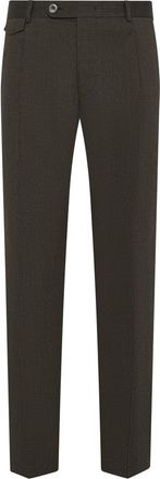 Windsor Leichte Anzughose mit Bundfalte aus Leinen und Wolle, Shaped Fit in