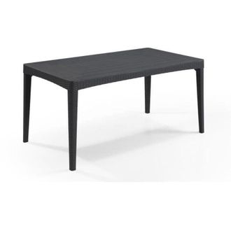 Keter Allibert - jardin Table 6 personnes Girona Wucker Rond Graphite