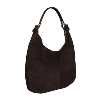 Notre-V Suez Wildleder-Schultertasche - - Bags - Damen - Braun - ONE SIZE
