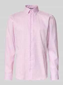 Christian Berg Regular Fit Business-Hemd mit Button-Down-Kragen