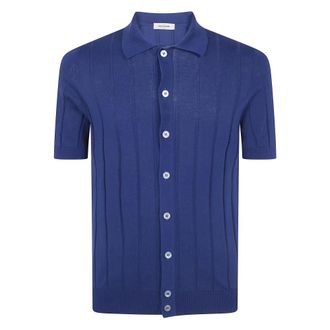 Gran Sasso Homme, Pulls, Bleu, Taille: 2XL Short Sleeves Shirt