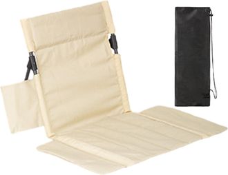 Generic Bodensitz, wasserdicht, tragbar, mit Seitentasche, Bodenstuhl mit R&uuml;ckenlehne, f&uuml;r den Innen- und Au&szlig;enbereich, Wandern, Picknick, Garten, Terrasse, H