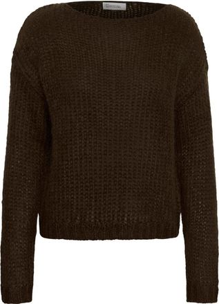 MY ESSENTIAL WARDROBE Rundhals-Strickware - - Knitwear - Damen - Braun - L