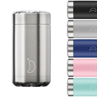 Chilly's Bo&icirc;te Alimentaire - R&eacute;cipient Alimentaire R&eacute;utilisable en Acier Inoxydable de Haute Qualit&eacute; - Double Paroi Isol&eacute;e pour Garder Les Aliments au Chaud ou