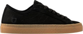D.A.T.E. D.a.t.e., Femme, Chaussures, Noir, Taille: 36 EU Tessuto Baskets