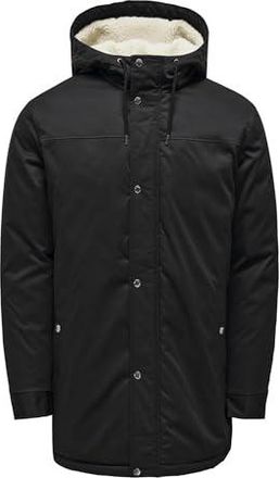 Only & Sons Onsalexander OTW Noos Vd Parka, Noir, L Homme