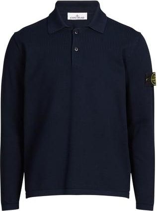 Stone Island Polo manches longues en coton