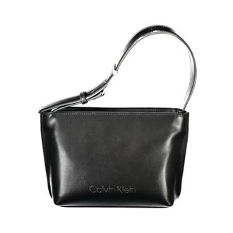 Calvin Klein Femme, Sacs, Noir, Taille: ONE Size Calvin Klein Sac &agrave; main noir en polyester pour femme