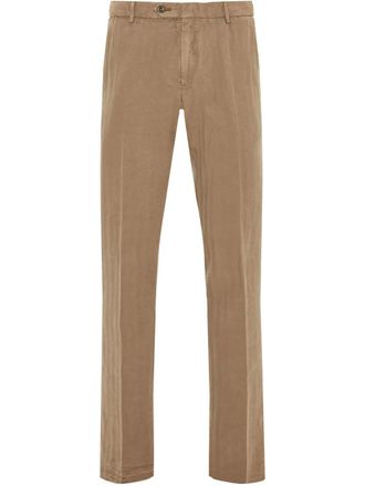 Pantaloni Torino Hose mit Bundfalten - Braun
