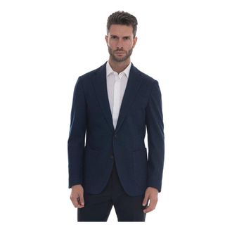 Fay Bimaterial Jacke - - Jackets - Herren - Blau - 2XL