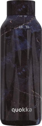 Quokka SOLID BLACK MARBLE | THERMOSFLASCHE AUS EDELSTAHL 510 ML