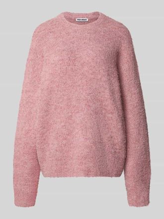 Review Pullover mit Boucl&eacute;-Garn-Struktur