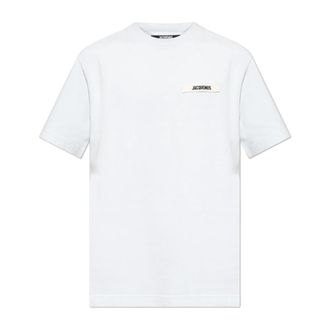 Jacquemus Le T-shirt Grosgrain - - Tops - Herren - Blau - M