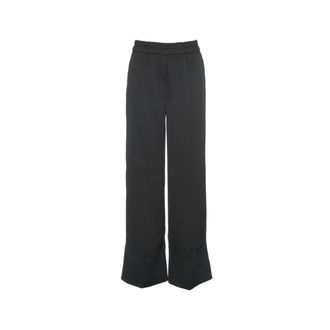 Kaos Kaos, Femme, Pantalons, Noir, Taille: 40 FR Flared Pantalons