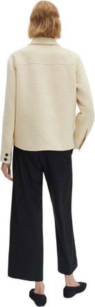someday Kurzjacke natur,Casual,Wolle,Unifarben,Umlegekragen,Lang,Regular Fit