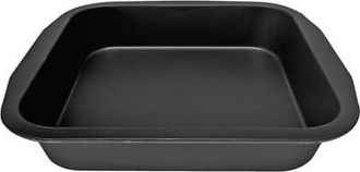 Zenker Brownieform Black Metallic - Premium Backform 270 x 260 x 50 mm, 1600 ml, hitzebeständig bis 230°C, inkl. 5 Jahre Herstellergarantie