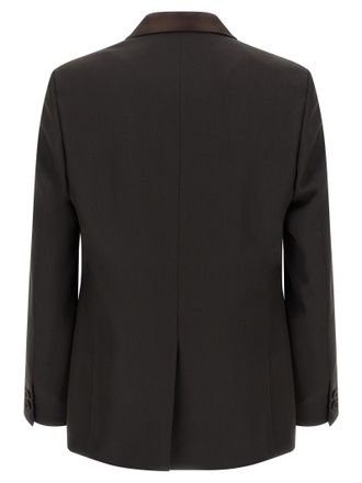 Fendi Wool Cr&ecirc;pe Blazer - brown