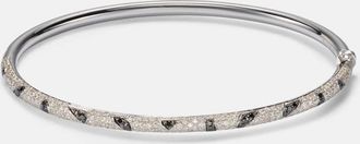 Yvonne Léon Yvonne Léon Armreif Jonc Zèbre aus 9kt Weißgold mit Diamanten