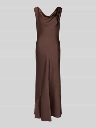Swing Maxikleid mit Wasserfall-Ausschnitt