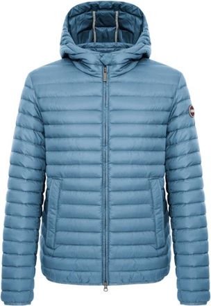 Colmar Homme, Vestes, Bleu, Taille: 2XL Veste L&eacute;g&egrave;re en Duvet avec Capuche