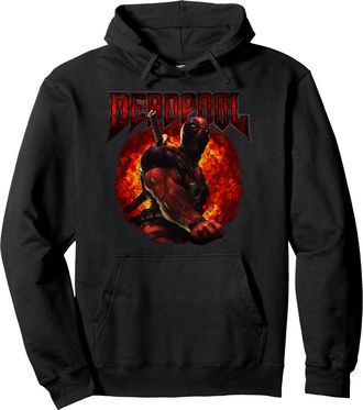 MARVEL Deadpool Ring of Fire Pullover Hoodie