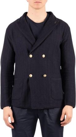 Paoloni Homme, Vestes, Bleu, Taille: XL Blazer