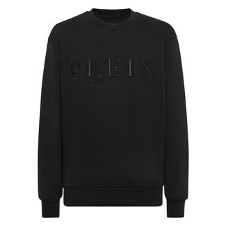Philipp Plein Homme, Sweatshirts et sweats &agrave; capuche, Noir, Taille: 2XL SweaT-shirt Round Neck LS TM