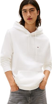 Tommy Jeans Herren TJM Reg Flag Hoodie Dm0dm20742 Kapuzenpullover, White (Ecru), XXL EU