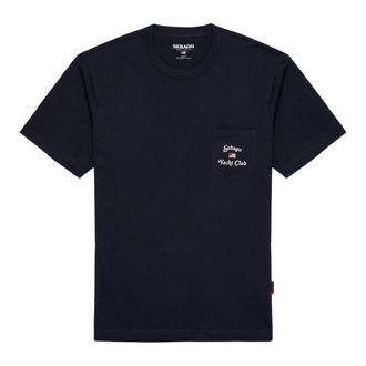 Sebago Homme, Tops, Bleu, Taille: XL New Howland T-Shirt