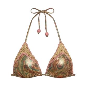 Del Maar Femme, Maillots de bain, Brun, Taille: 38 FR Awasi Triangle Bikini Top