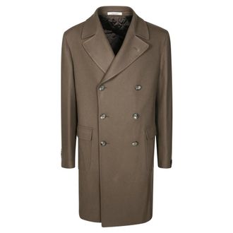 Tagliatore Homme, Manteaux, Brun, Taille: XL Cappotto Doppiopetto Sfoderato