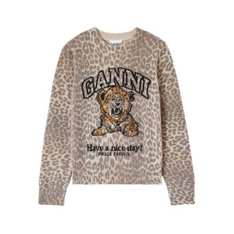 Ganni Damen, Strickwaren, Mehrfarbig, XSGr&ouml;&szlig;e