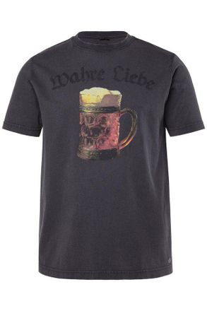 JP1880 T-Shirt T-Shirt Tracht Halbarm Brustprint Vintage Look