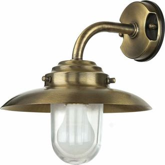 Licht-Erlebnisse Applique extérieure laiton antique IP64 Maritim lampe extérieure E27 jardin maison terrasse cour balcon