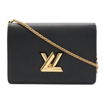 Louis Vuitton Pre-owned Twist Epi 2way Chain Wallet - Femme - Pre-owned - Noir - Taille: ONE Size