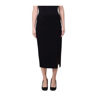 Liviana Conti Jupe crayon midi - Femme - Jupes - Noir - Taille: 42 FR