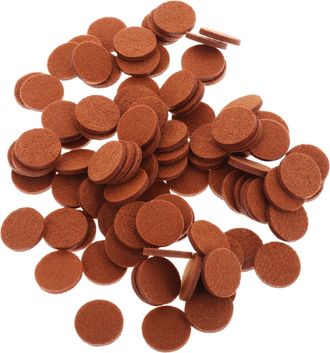 BESPORTBLE HOODANCOS 100 St&uuml;ck Aromatherapie Baumwoll Pads Ersatz Duftpads f&uuml;r &Auml;therische &Ouml;ldiffusoren Medaillons und Auto L&uuml;ftungsschlitze Rund Braun Hohe &Ouml;labs